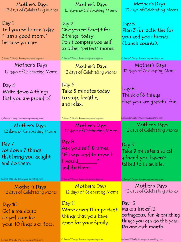 The 12 Days to Celebrate Mom - Colleen O'Grady
